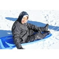 Slippery Racer Downhill Xtreme Toboggan Heavy-Duty Plastic Snow Sled ...