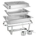ZENY Stainless Steel Buffet Servers Tray Warmer, Full Size 8 Quart ...