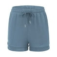 Kvture Women Shorts for Seniors Summer Casual High Waisted Drawstring ...