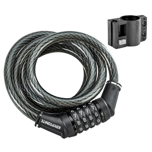 Kryptonite Resettable 12mm Combo Cable Bicycle Lock - Walmart.com