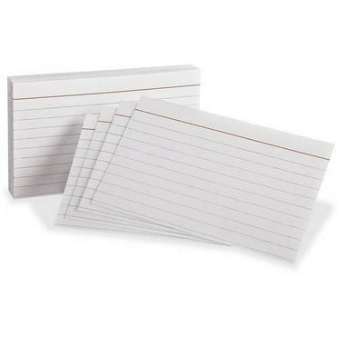 Pen+Gear Ruled Index Cards, White, 300 Count, 3" x 5" - Walmart.com