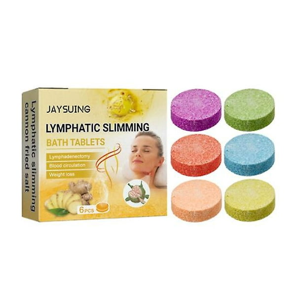 Lymphatic Drainage Ginger Foot Soak Natural Leg Slimming Bath Tablet ...