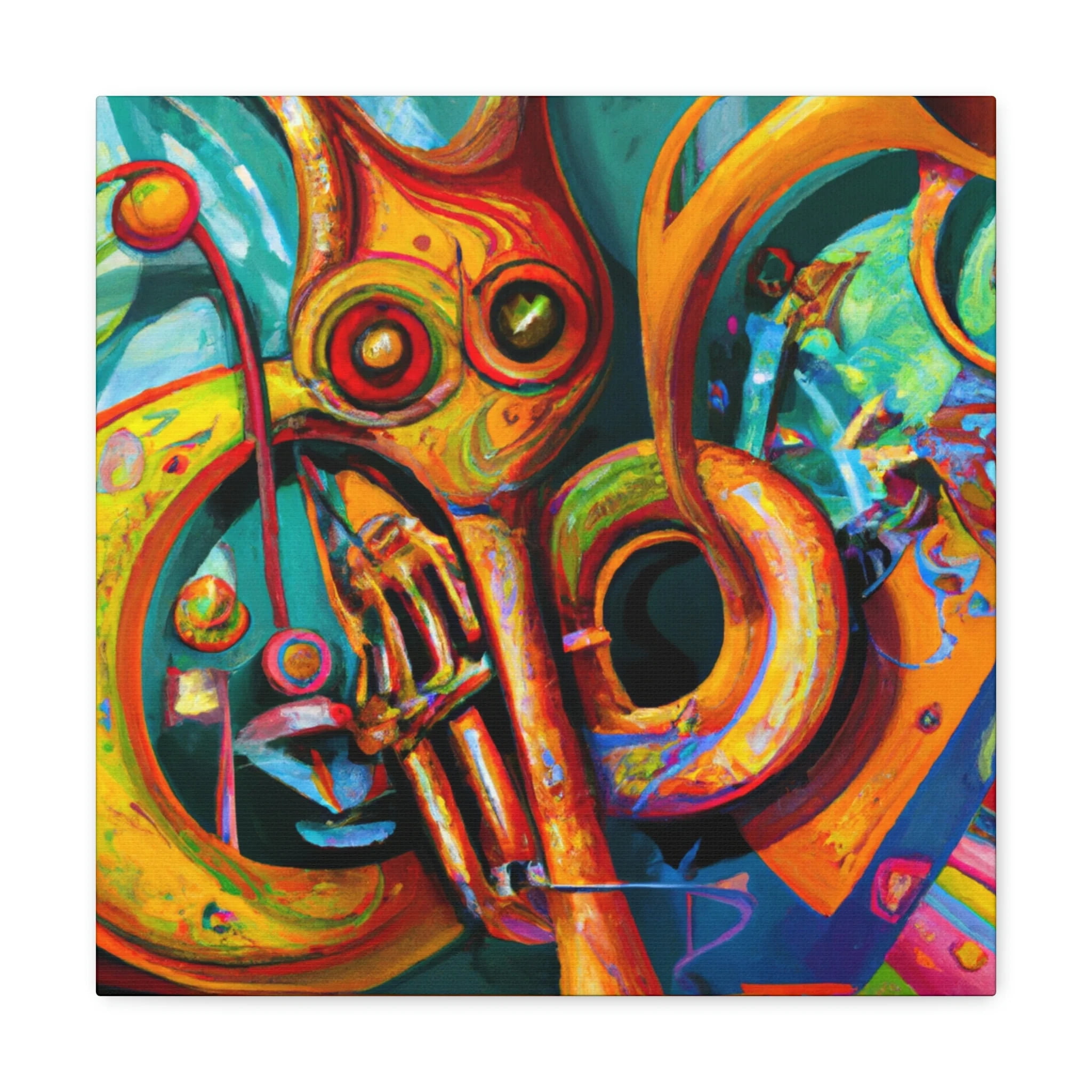 Toot of Triumphant Trumpet - Canvas - Walmart.com