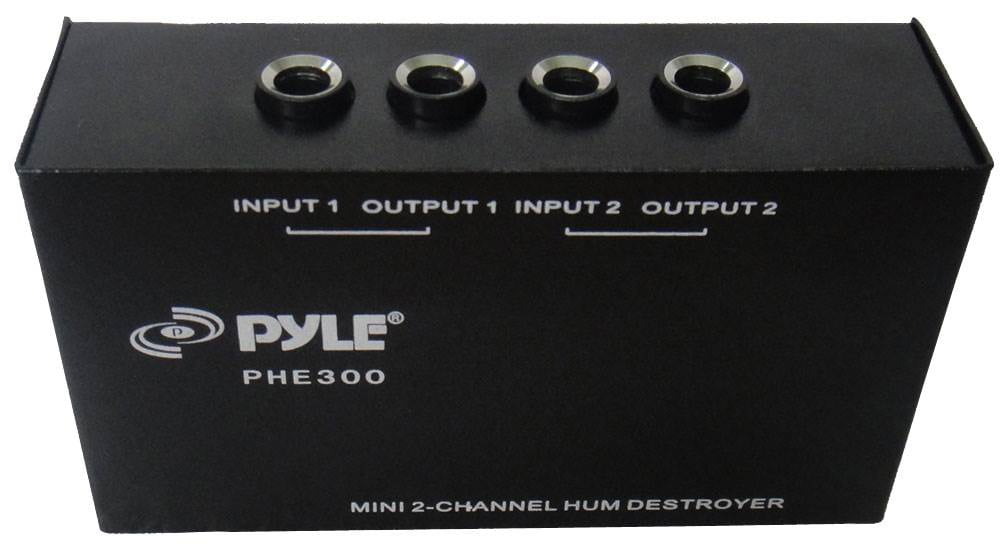 New Pyle PHE300 Compact DJ/Studio 2-Channel Hum/Noise Destroyer ...
