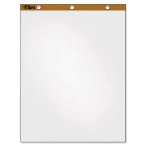 TOPS Single Carry Pack Easel Pad 50 Sheets - Plain - Stapled/Glued - 16 ...