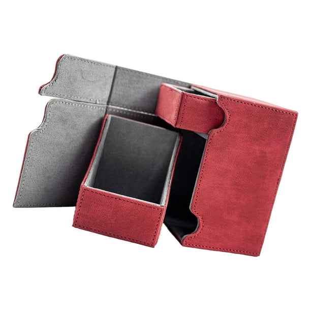 Trading Card Deck Box for Cards with Compartment Organizer Game Gaming ...