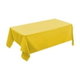 54x108 Inch Disposable Solid Color Tablecloths, Padded No-Wash Covers ...