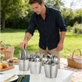 6 Pack Silverware Holder, Utensil Organizer Flatware Caddy for Spoons ...
