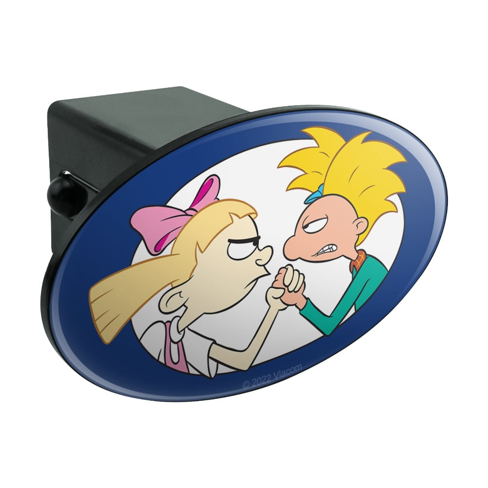 Hey Arnold! Helga, Love Is Tough Oval Tow Trailer Hitch Cover Plug ...