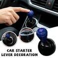 Aluminum Alloy Car Start Button Cover, Metal Push Start Ignition Ring ...