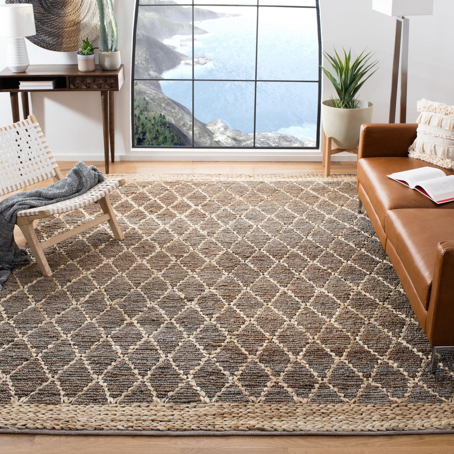Click here for Safavieh Natural Fiber Ingram Geometric Area Rug 8... prices