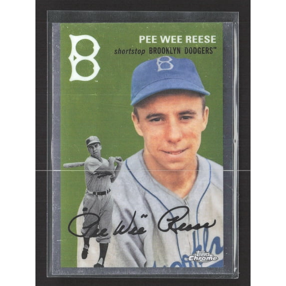 2023 Topps Chrome Pee Wee Reese #458 - Walmart.com