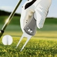 All Metal Foldable Divot Tool with Integrated Marker for Course and ...