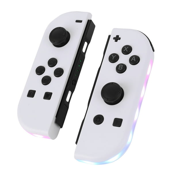 Para controlador NS Switch Joy-Con luz RGB Compatible con Bluetooth izquierda y derecha | Bodega ...