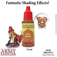 Army Painter Warpaints: Quick Shade - Mid Brown 18ml - Walmart.com