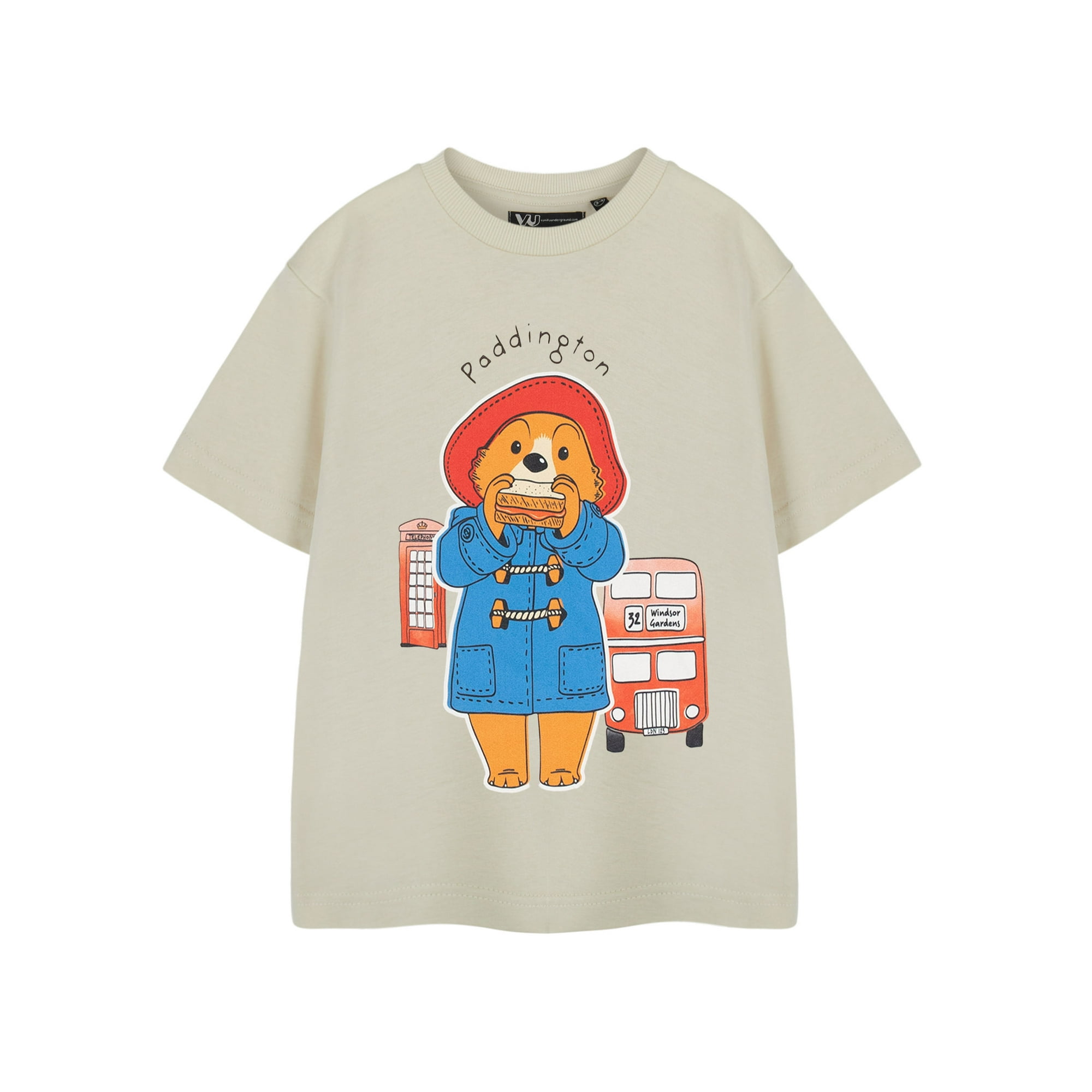 Click here for Paddington Bear Unisex Kids Beige Short Sleeved T-... prices