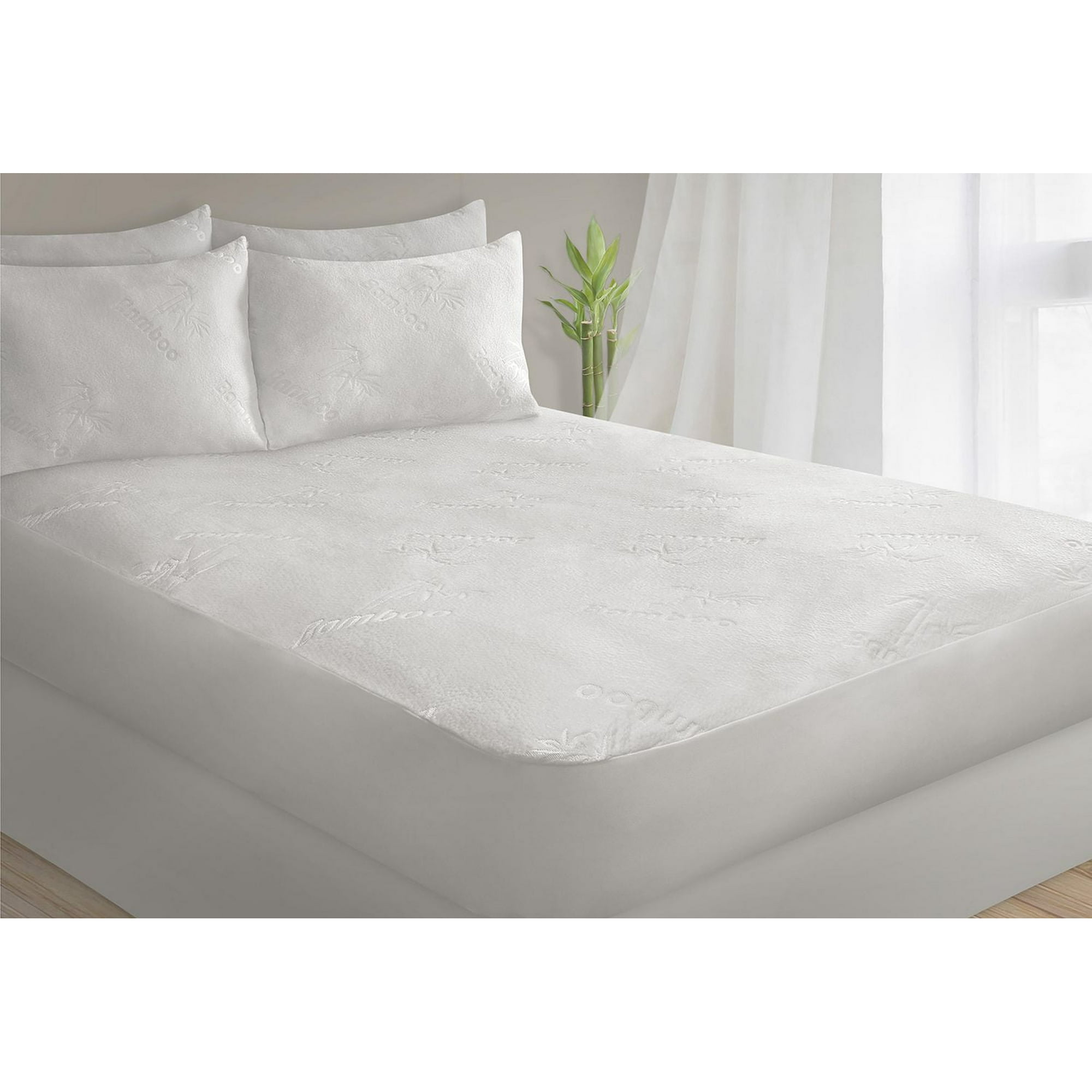 Click here for Safdie & Co. Mattress Protector Q Bamboo Jacquard... prices