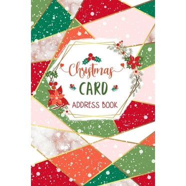 Christmas Card Address Book: Holiday Cards Sent And Received, Keep ...