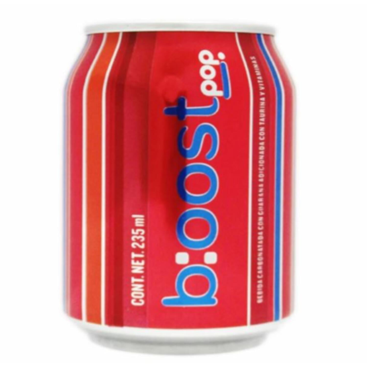 Pack de 24 Energizante Boost Pop 235 ml | Bodega Aurrera en línea