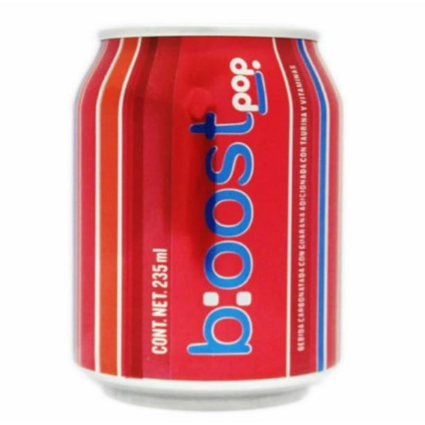Pack de 24 Energizante Boost Pop 235 ml | Walmart en línea