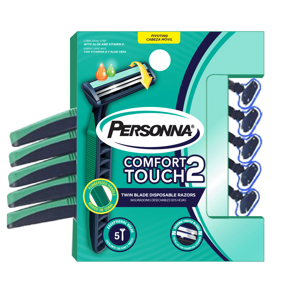 Personna Comfort Touch 2 Disposable Razor Blades, 5ct - Walmart.com