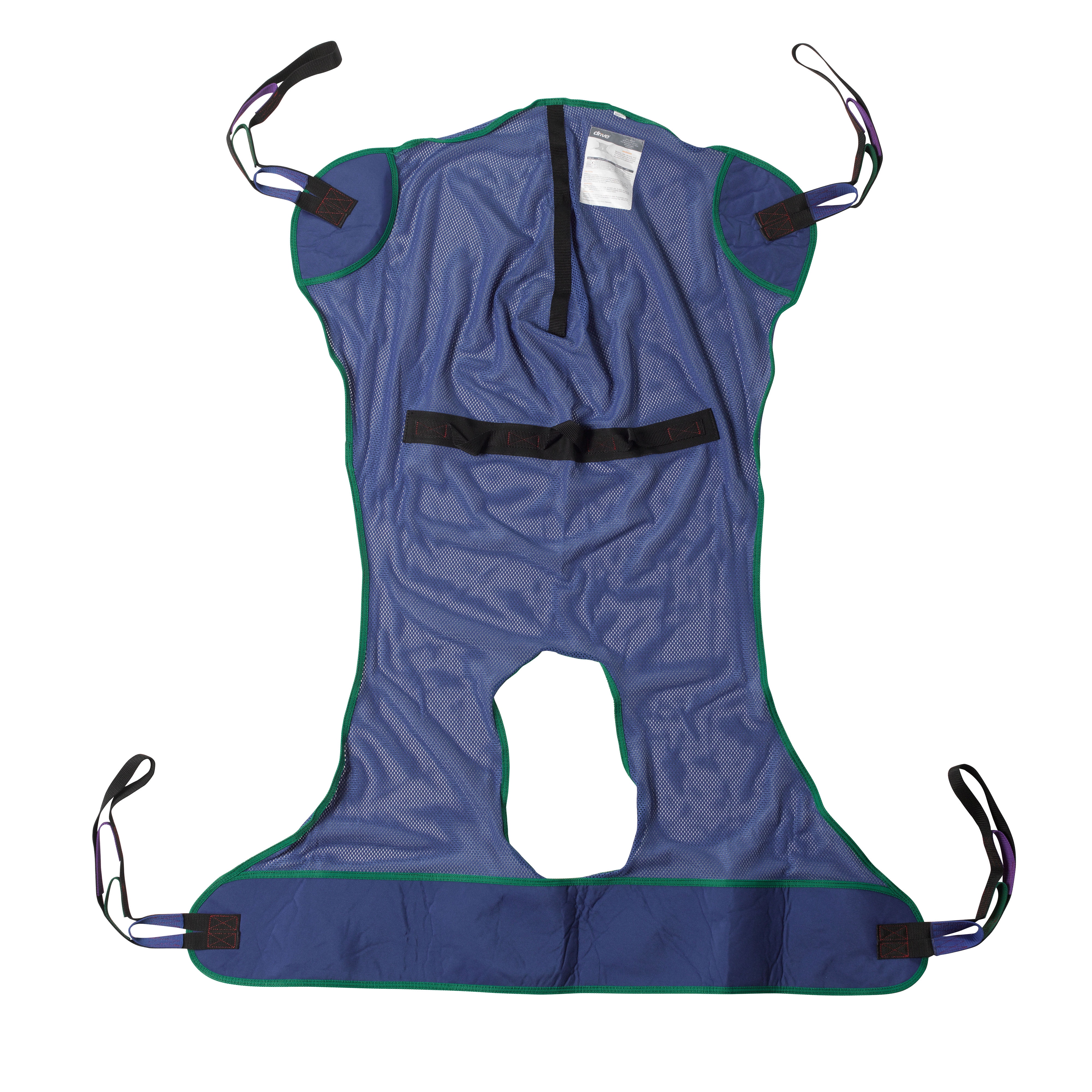 Drive Medical Full Body Patient Lift Sling, Mesh with Commode Cutout ...