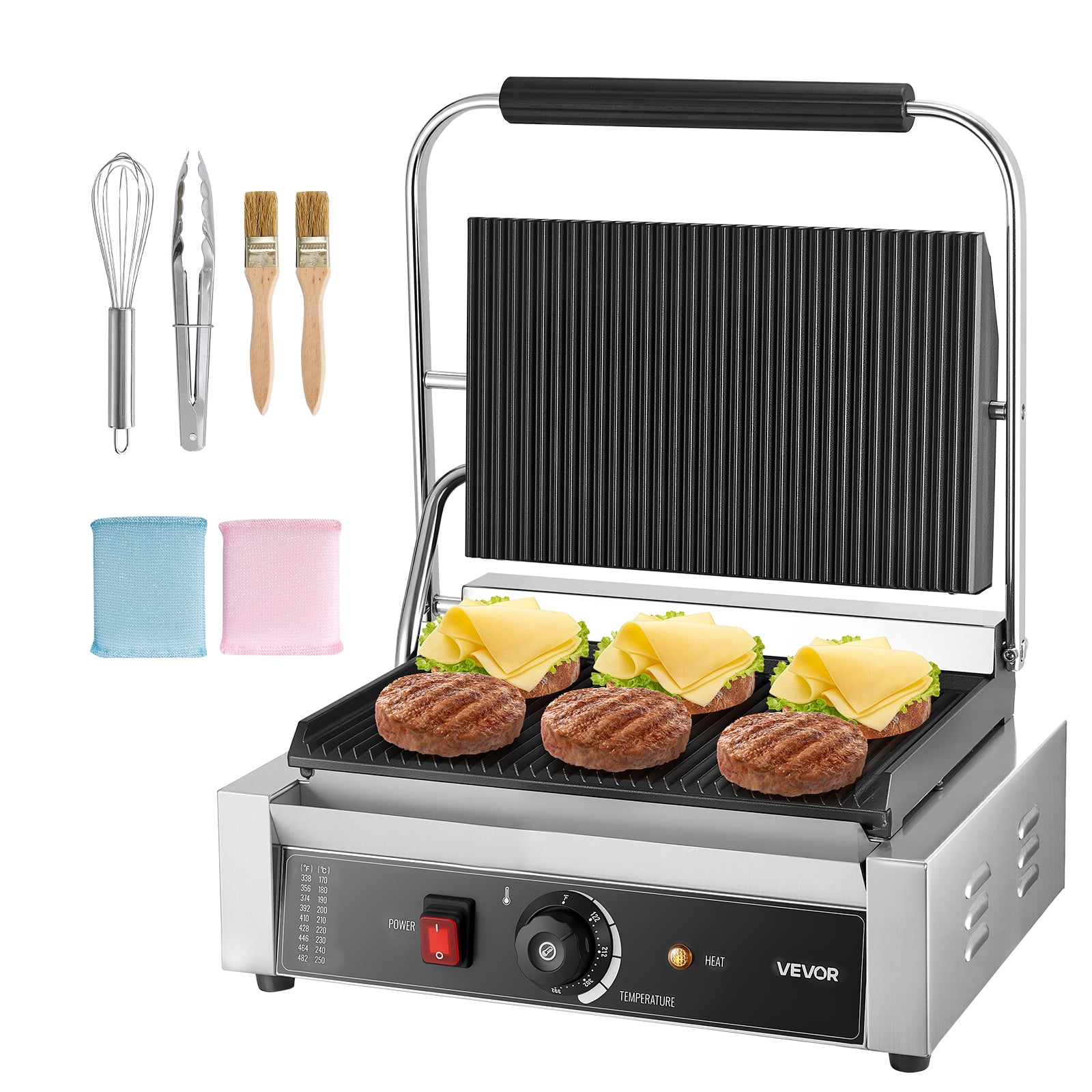 Click here for Vevor Commercial Panini Grill  1800w Electric Sand... prices