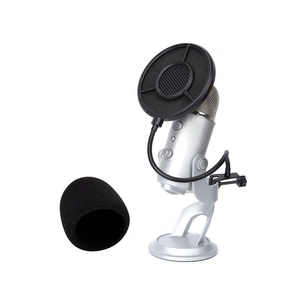 Blue Yeti Pop Filter Foam Windscreen - 5.5 Inch Diam 6 Layers Pop ...