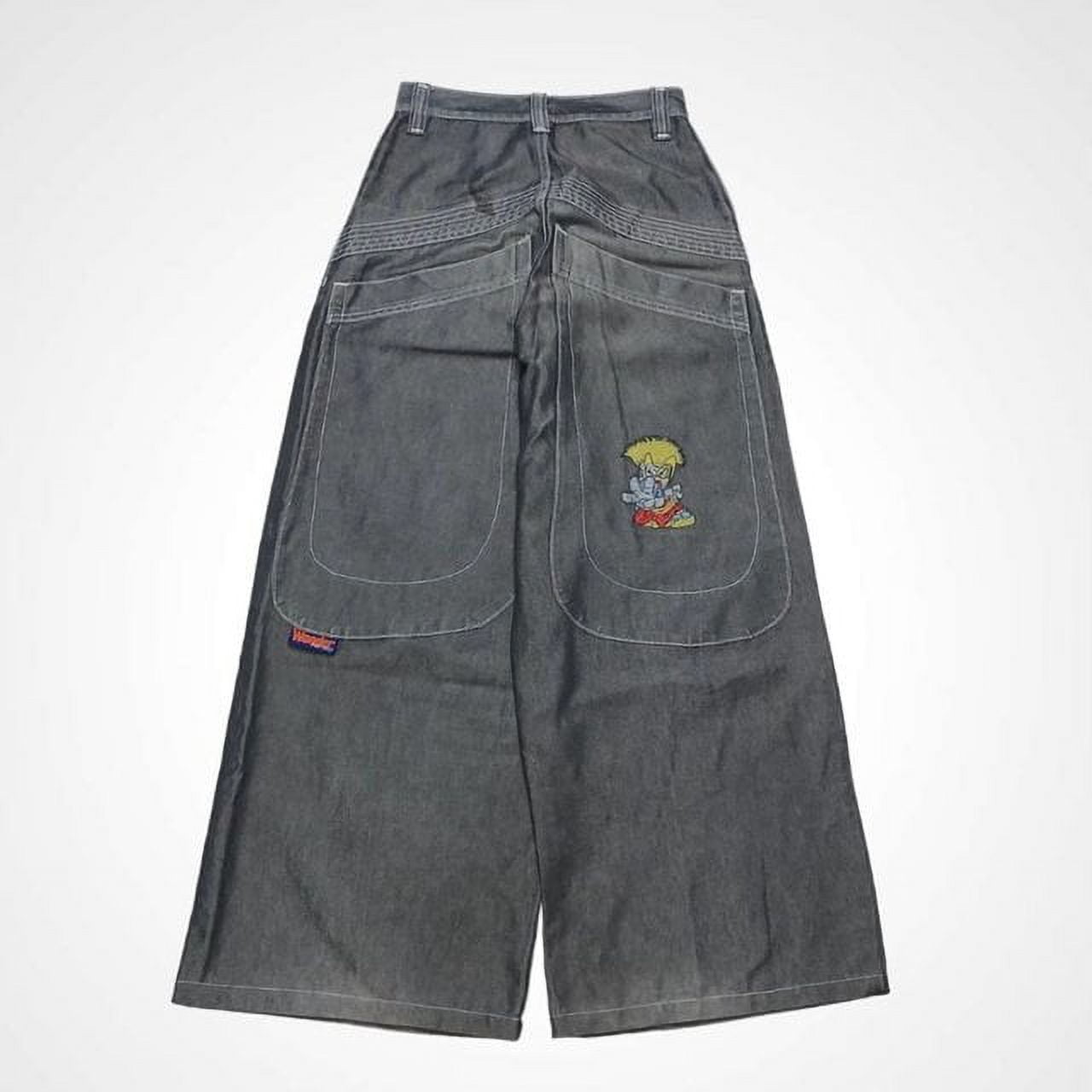 Click here for Lisheng Jnco Skateboard Style White-Haired Boy Com... prices