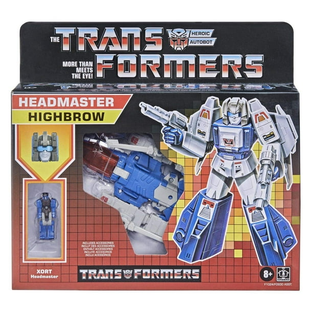 Transformers Retro Headmaster Highbrow Figure in Vintage Packaging ...