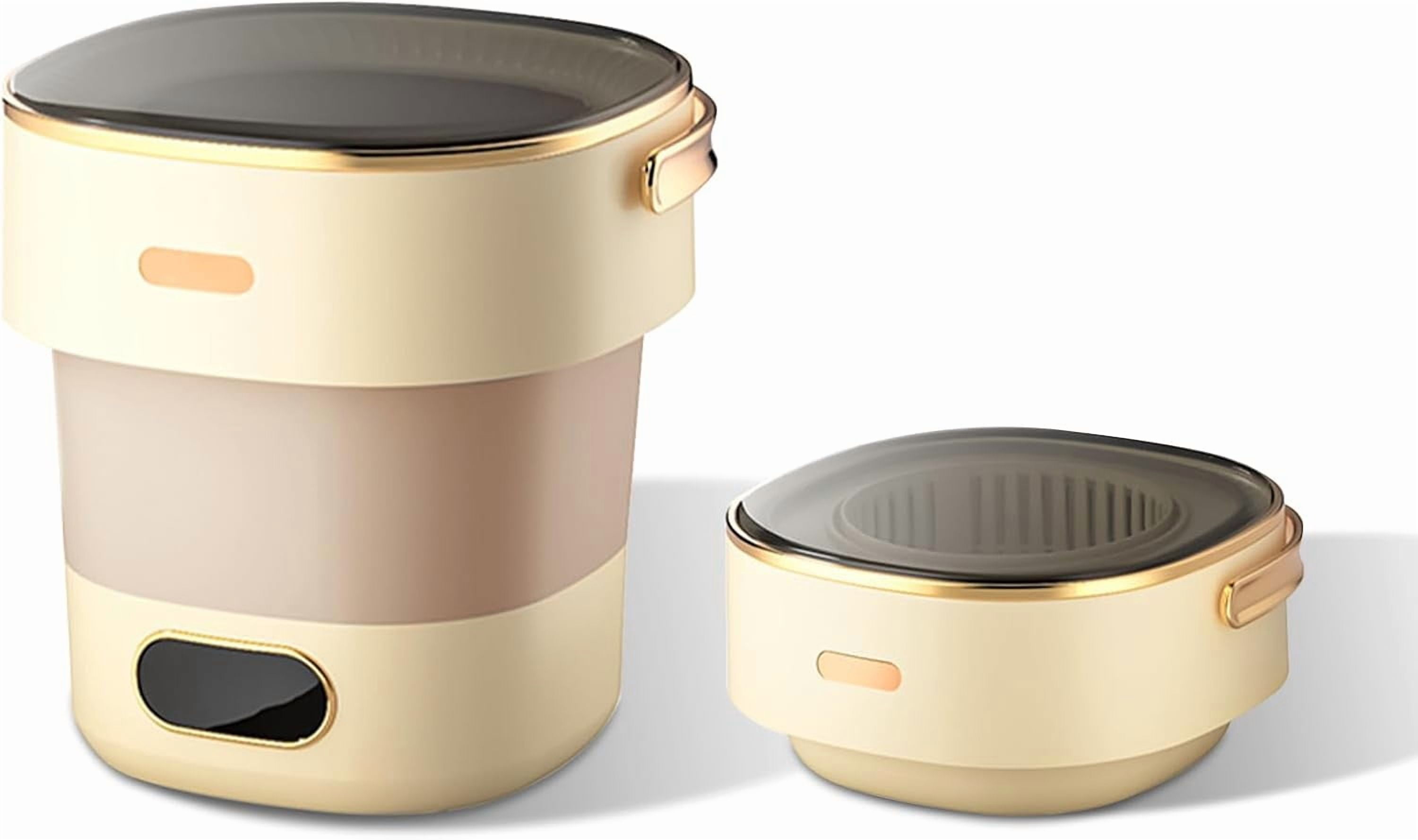 13L Portable Washing Machine, Foldable Mini Washer with with 4 Modes ...