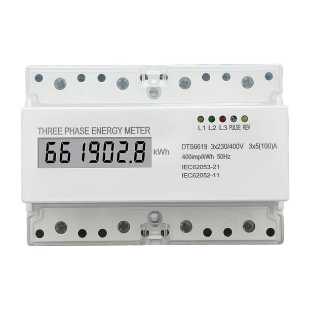 Electric Energy Meter,3 Phase Energy Meter Phase Electricity Meter ...