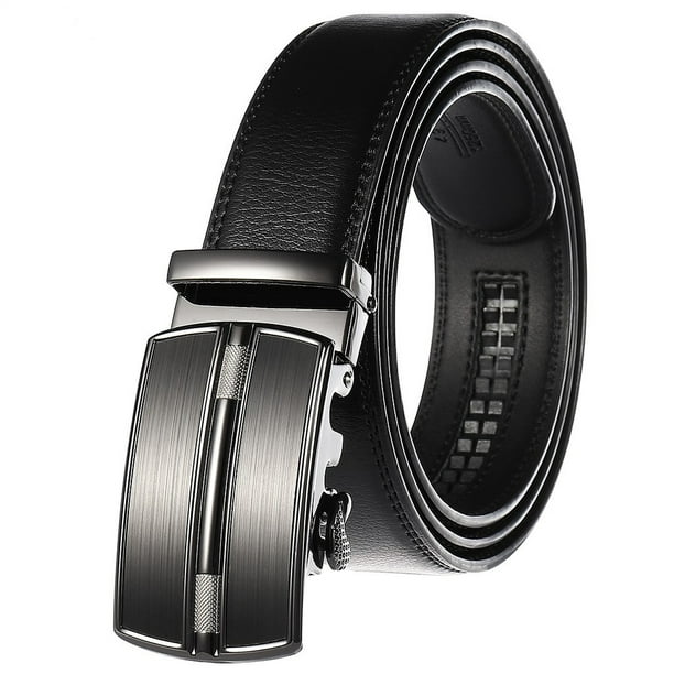 Baohd Men Belts Automatic Buckle Leather Adjustable Waist Band Festival ...