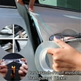 Vacemry Car Door Protection Film, Transparent Rubber Strip for Sill and ...