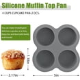 Silicone Egg Bite Molds - 4 Cups Air Fryer Egg Mold, Silicone Egg Molds ...
