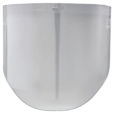 3M Clear Polycarbonate Faceshield, W96, Uncoated, Clear, Molded, 14.5 ...