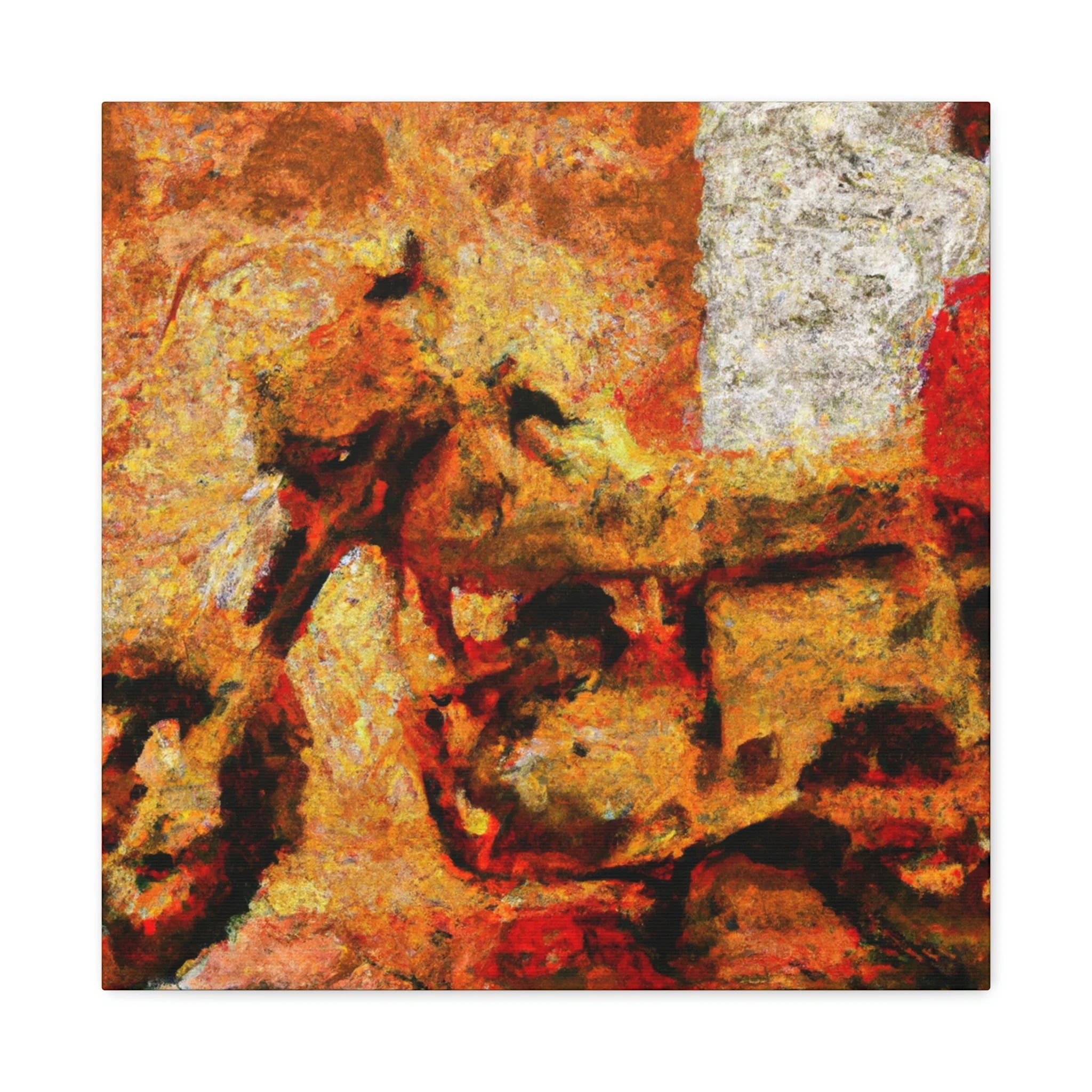 Revving Through Expressionism - Canvas - Walmart.com
