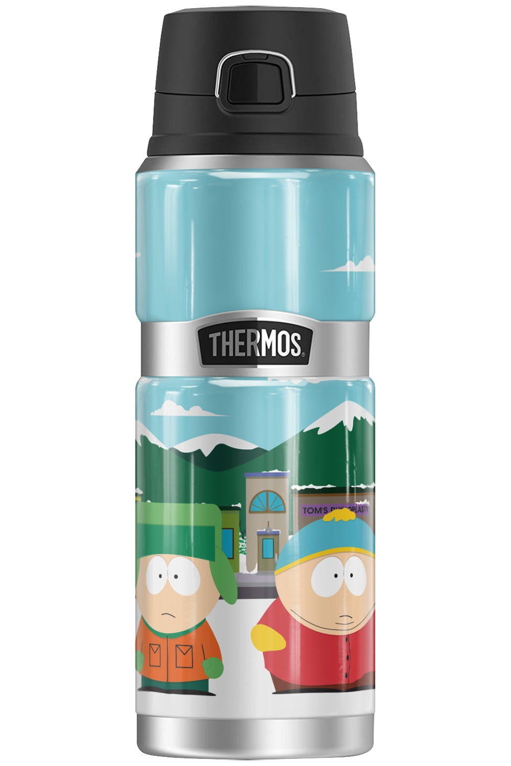 South Park Cartman, Stan, Kyle, Kenny Town Pose THERMOS STAINLESS KING ...