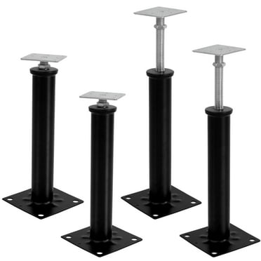 Mini Screw Post Adjustable Floor Jacks For Stairs Porches Decks, Heavy ...