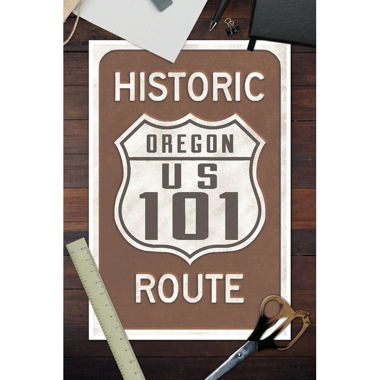 Historic 101 Highway Signs