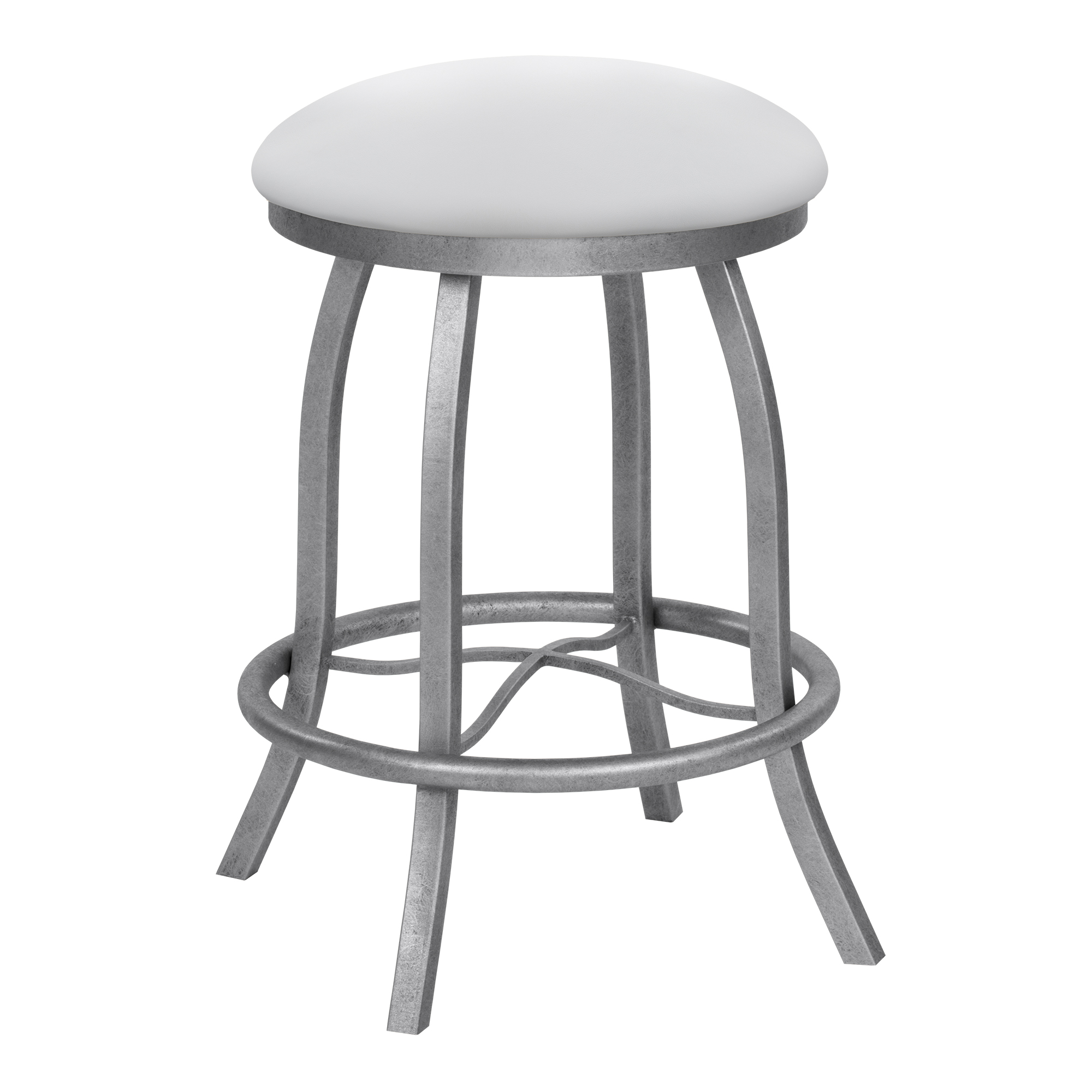 Taylor Gray Gabriela 26 - inch Counter Height Metal Backless Swivel ...