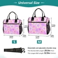 ALAZA Hibiscus Flower Hawaiian Print Cooler Lunch Bag Insulated ...
