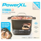 Power XL StirMax 7.5 Qt Multi-Cooker with Auto Stir/Shred Paddle and 9 ...