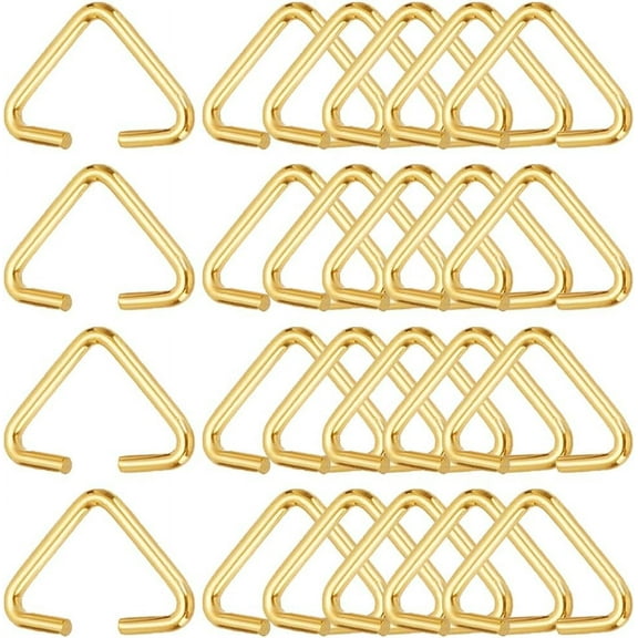 500pcs 304 Stainless Steel Split Rings Double Loops Jump Rings Golden ...