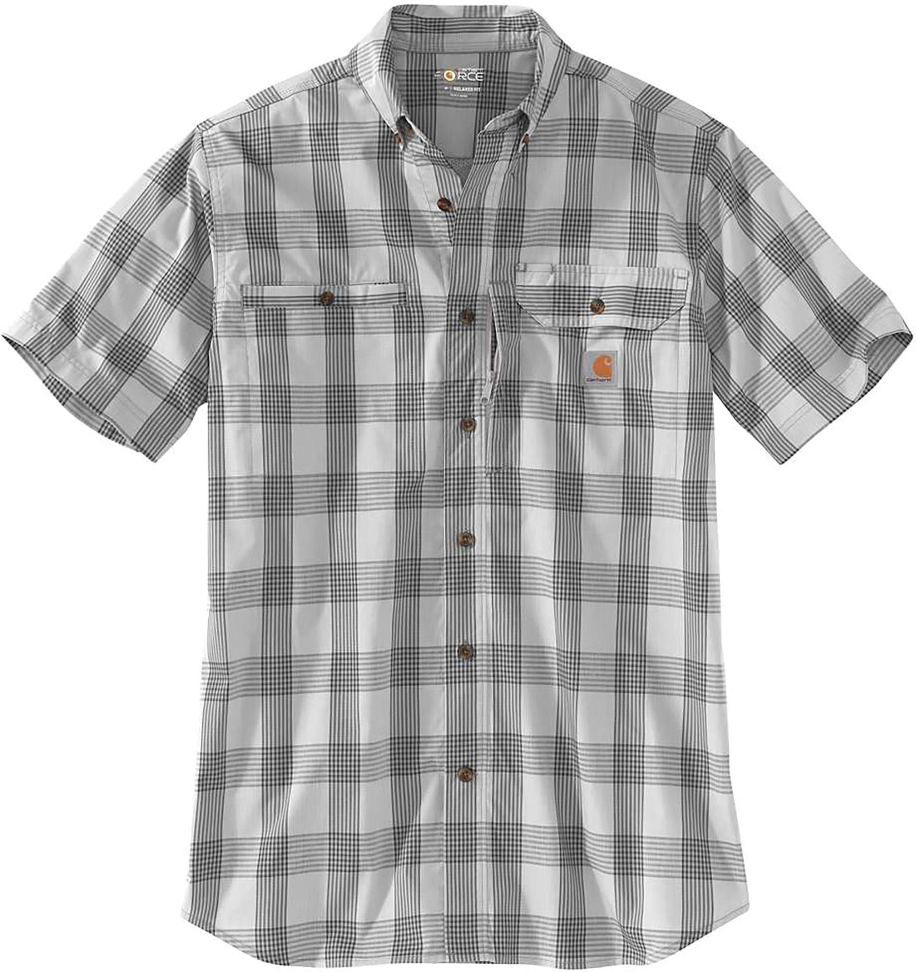 Carhartt - Carhartt Men's Plaid Force Ridgefield Short Sleeve Button ... Carhartt - Carhartt Men's Plaid Force Ridgefield Short Sleeve Button ...