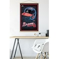 MLB Atlanta Braves - Neon Helmet 23 Wall Poster with Magnetic Frame, 22 ...