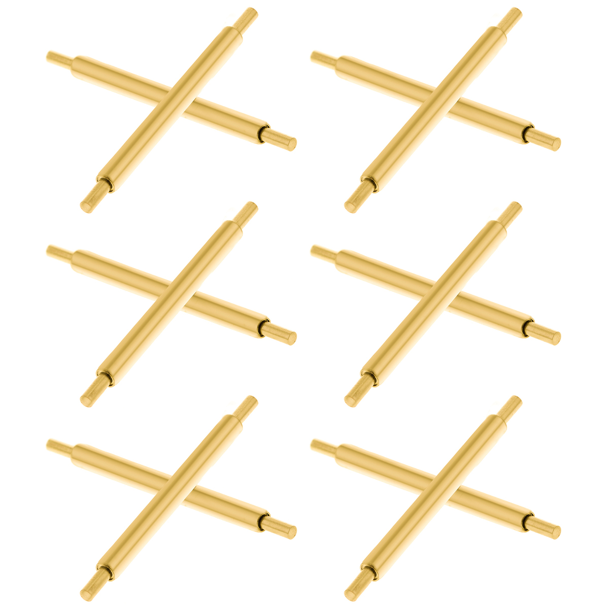 6-20MM GOLD SPRING BAR FOR ROLEX GMT-MASTER II 16718 16758 FAT SPRING ...