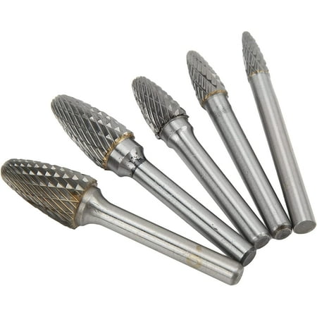 Double Cut Carbide Rotary File Bit Set, Carbide Rotary File Die Grinder ...