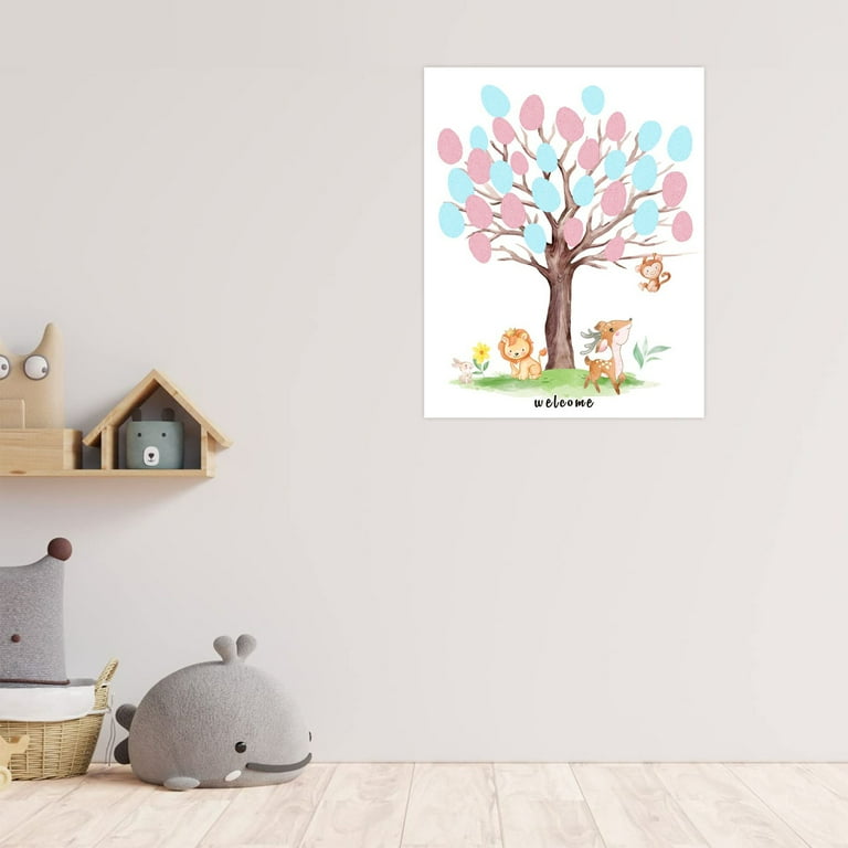 Wooden Baby Shower Decor Baby Shower Game Sign - 8x11 Inch Daisy Floral ...
