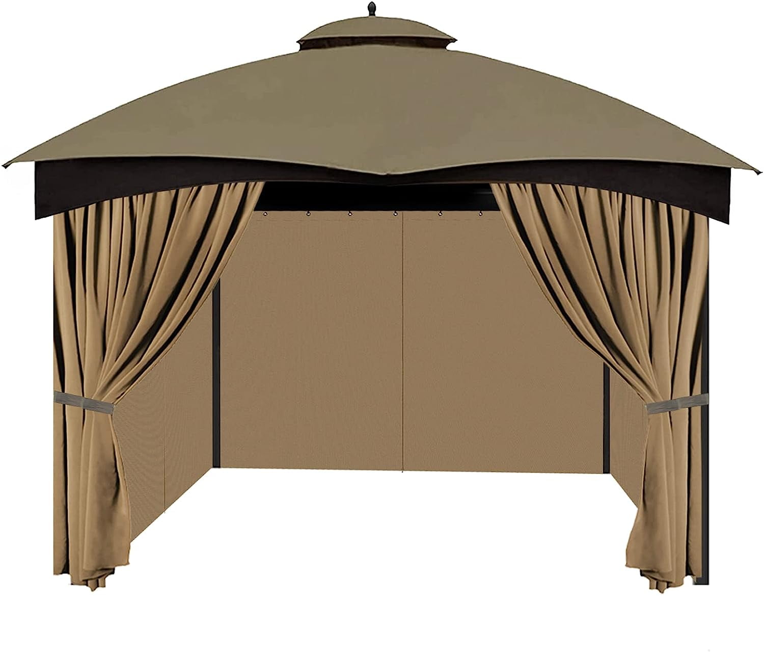 12'x12' Gazebo Curtains Outdoor Waterproof, Universal Replacement ...